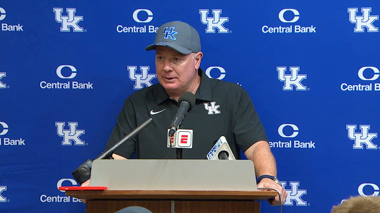 Watch: Mark Stoops Speaks Following Kentucky's 22-19 Loss at Ole Miss ...