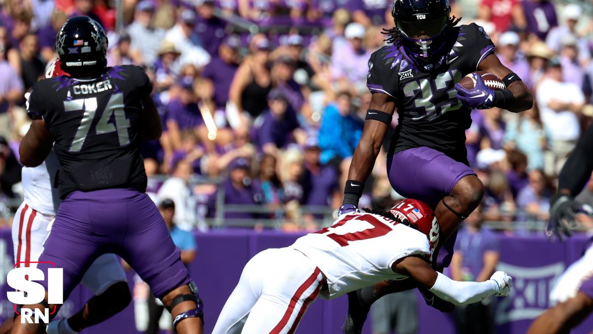 Oklahoma’s Damond Harmon Carted Off Field on Stretcher After Scary Hit ...