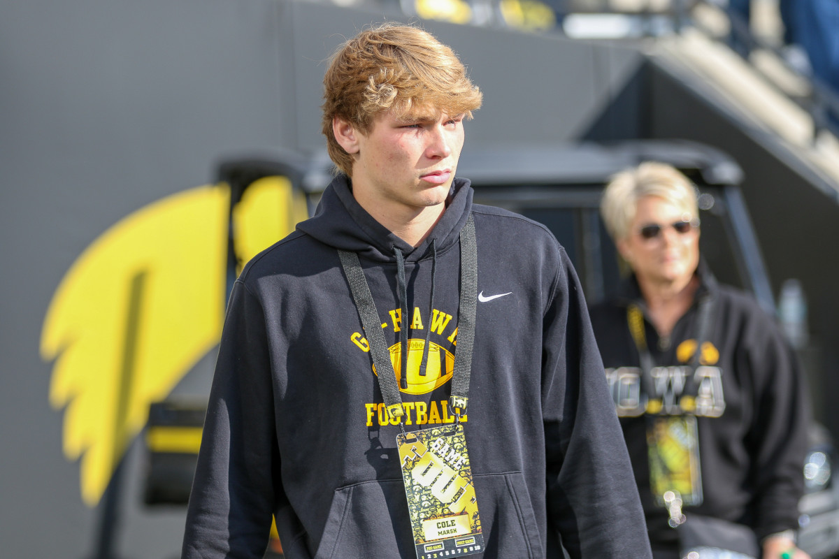 Strong Bonds Lead Cole Marsh to Iowa Football - Sports Illustrated Iowa ...