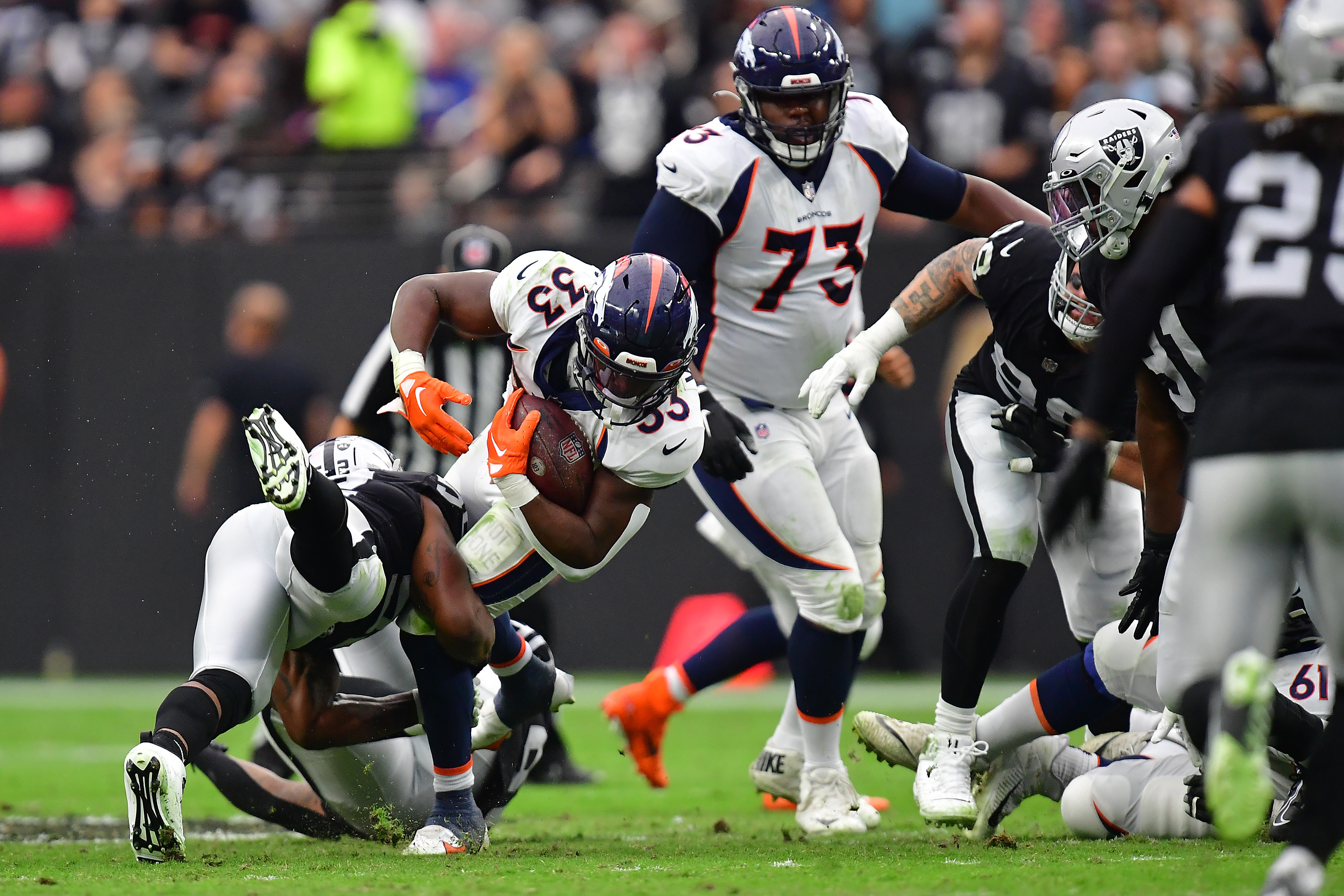 Report: Broncos Fear 'Serious' Knee Injury for RB Javonte Williams ...