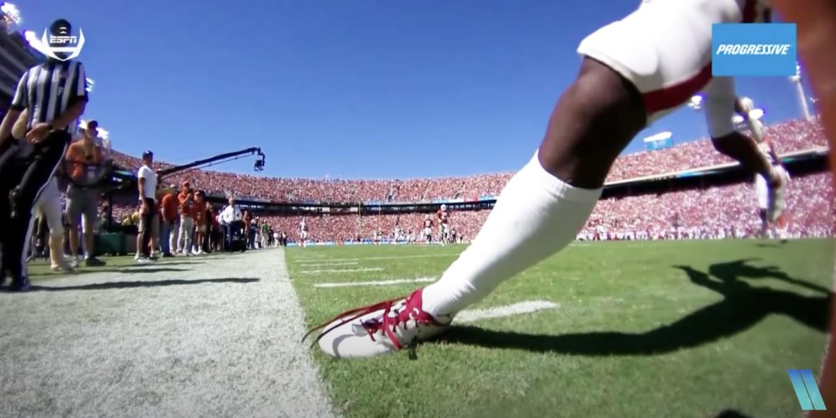 Oklahoma WR Marvin Mims' Impossible TD vs. Texas Was 'Kind of Surreal ...