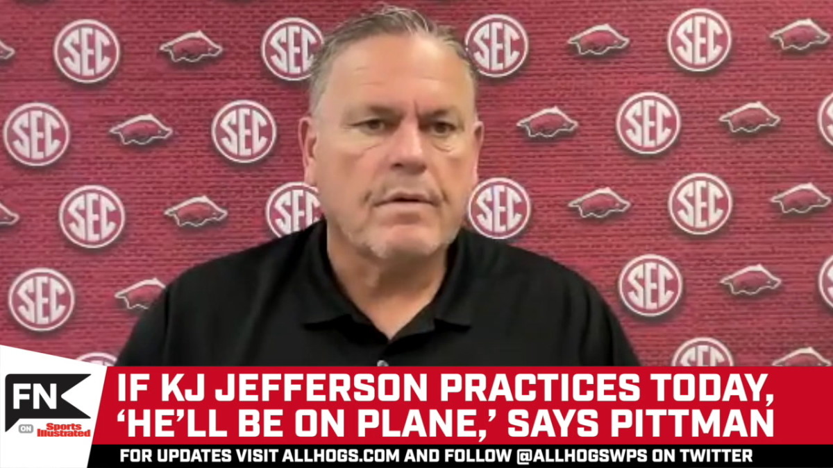 Razorbacks' Coach Sam Pittman Doesn't Know if KJ Jefferson Will Play ...