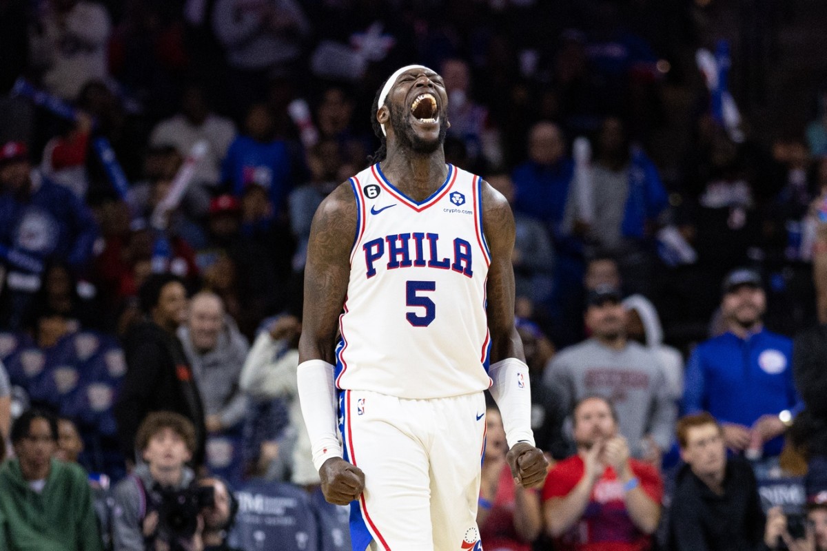 Sixers’ Montrezl Harrell Dishes Thoughts on Battle With Paul Reed ...