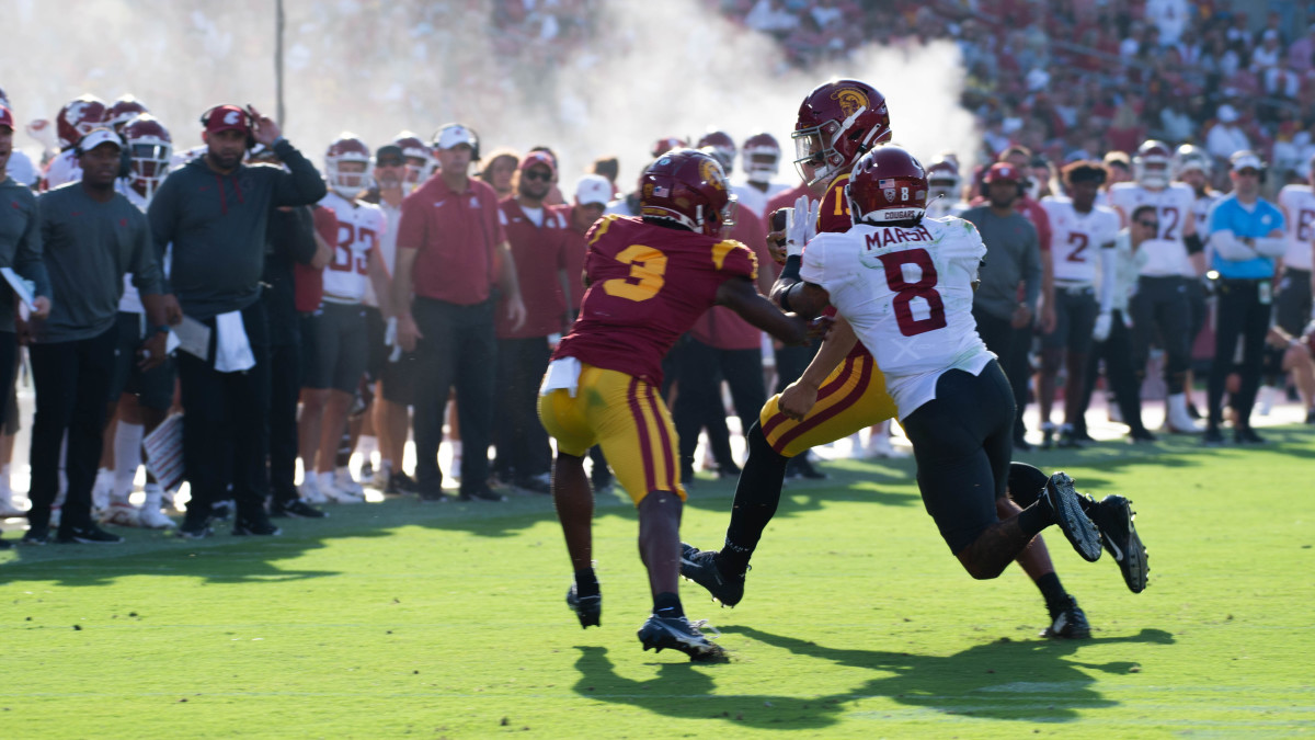 Look: Best photos from USC Trojans' win over Washington State Cougars ...