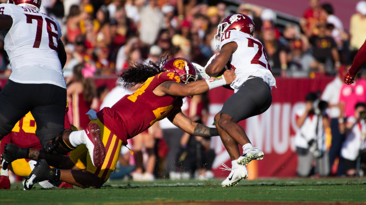 Look: Best photos from USC Trojans' win over Washington State Cougars ...
