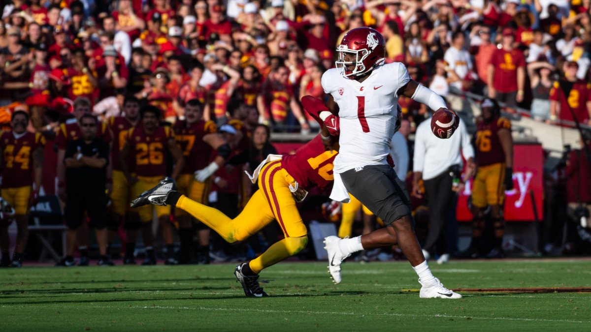 Look: Best photos from USC Trojans' win over Washington State Cougars ...