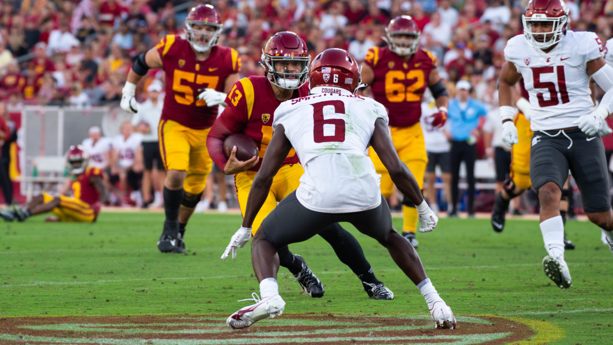 Look: Best photos from USC Trojans' win over Washington State Cougars ...