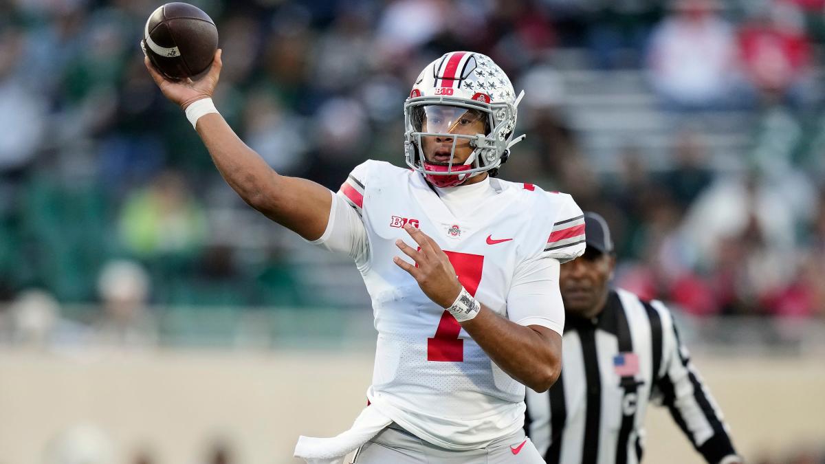 C.J. Stroud Shakes Off Pick-Six To Set Ohio State, Big Ten Records ...