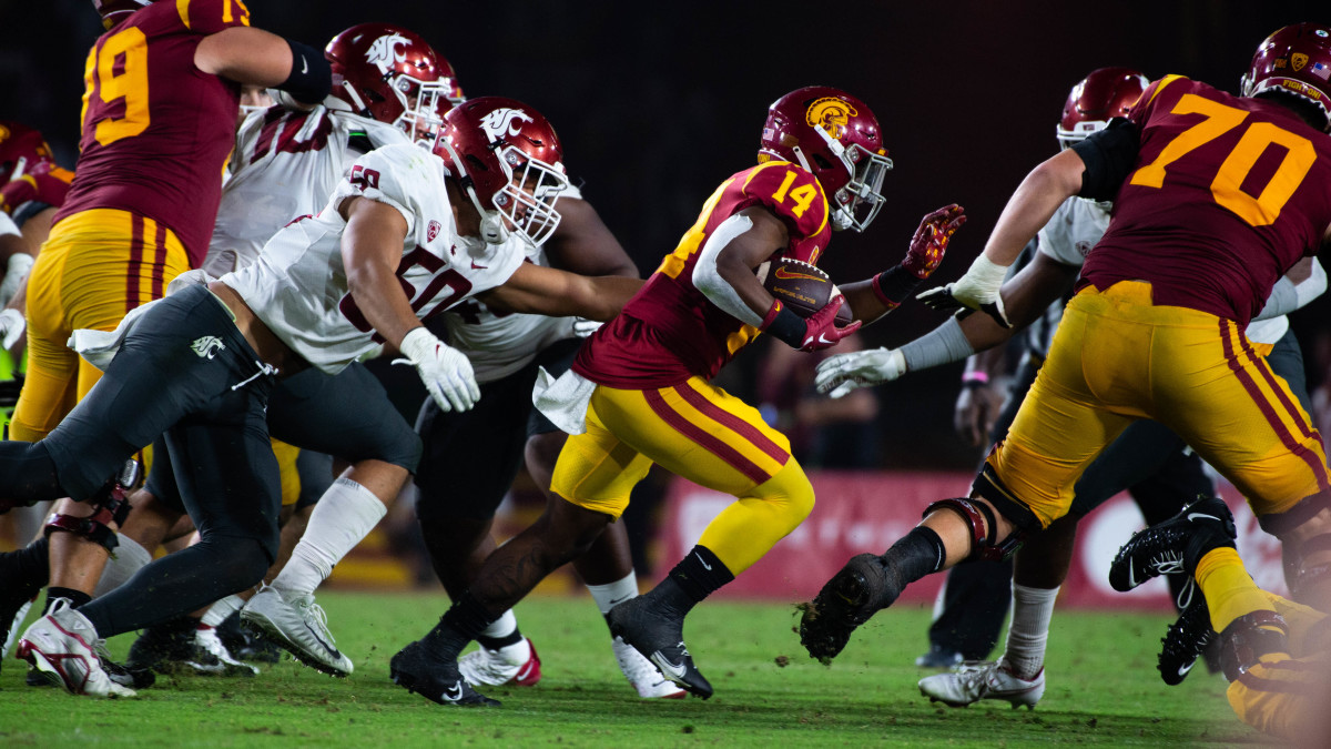 Look: Best photos from USC Trojans' win over Washington State Cougars ...
