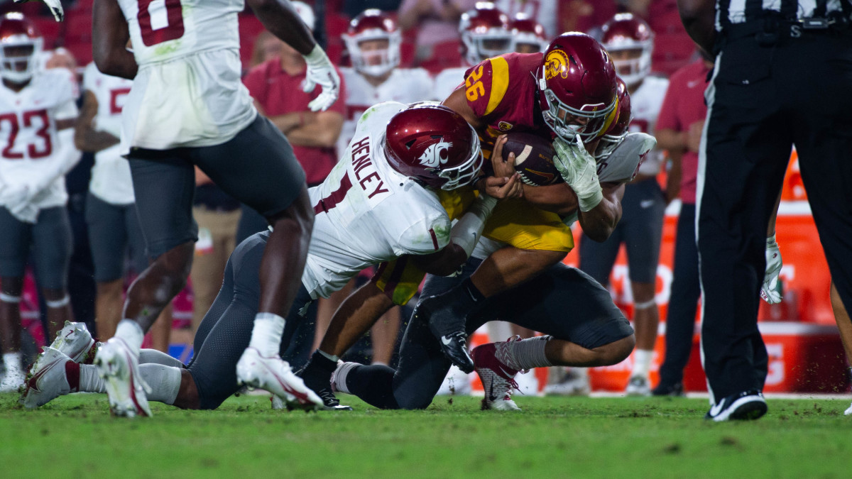 Look: Best photos from USC Trojans' win over Washington State Cougars ...