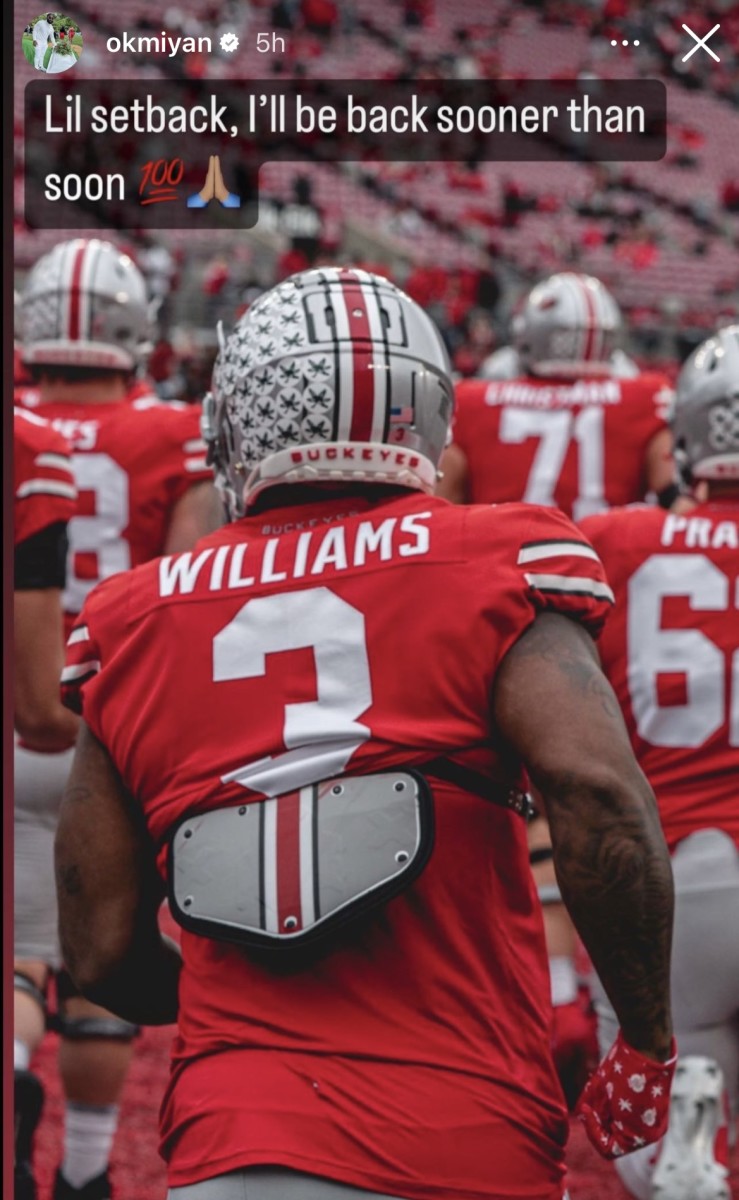Ohio State's Miyan Williams (Knee) Expected To Return Vs. Iowa - Sports ...