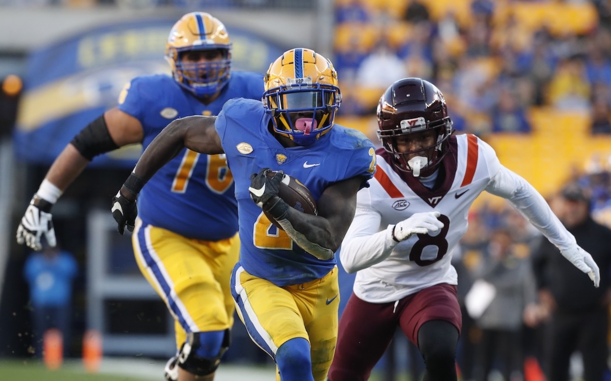 Israel Abanikanda Sets Pitt Panthers Rushing Record vs. Virginia Tech ...