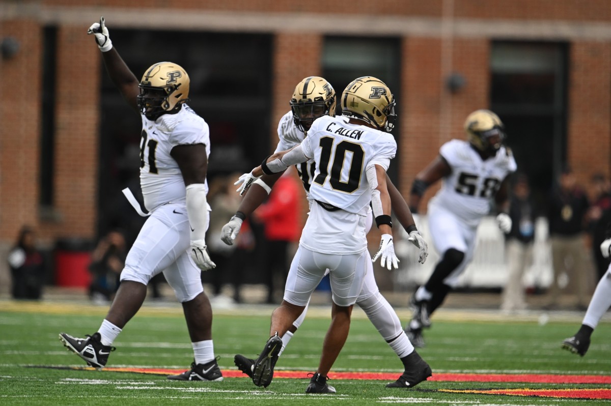 PHOTO GALLERY: Pictures From Purdue Football's 31-29 Win at Maryland ...
