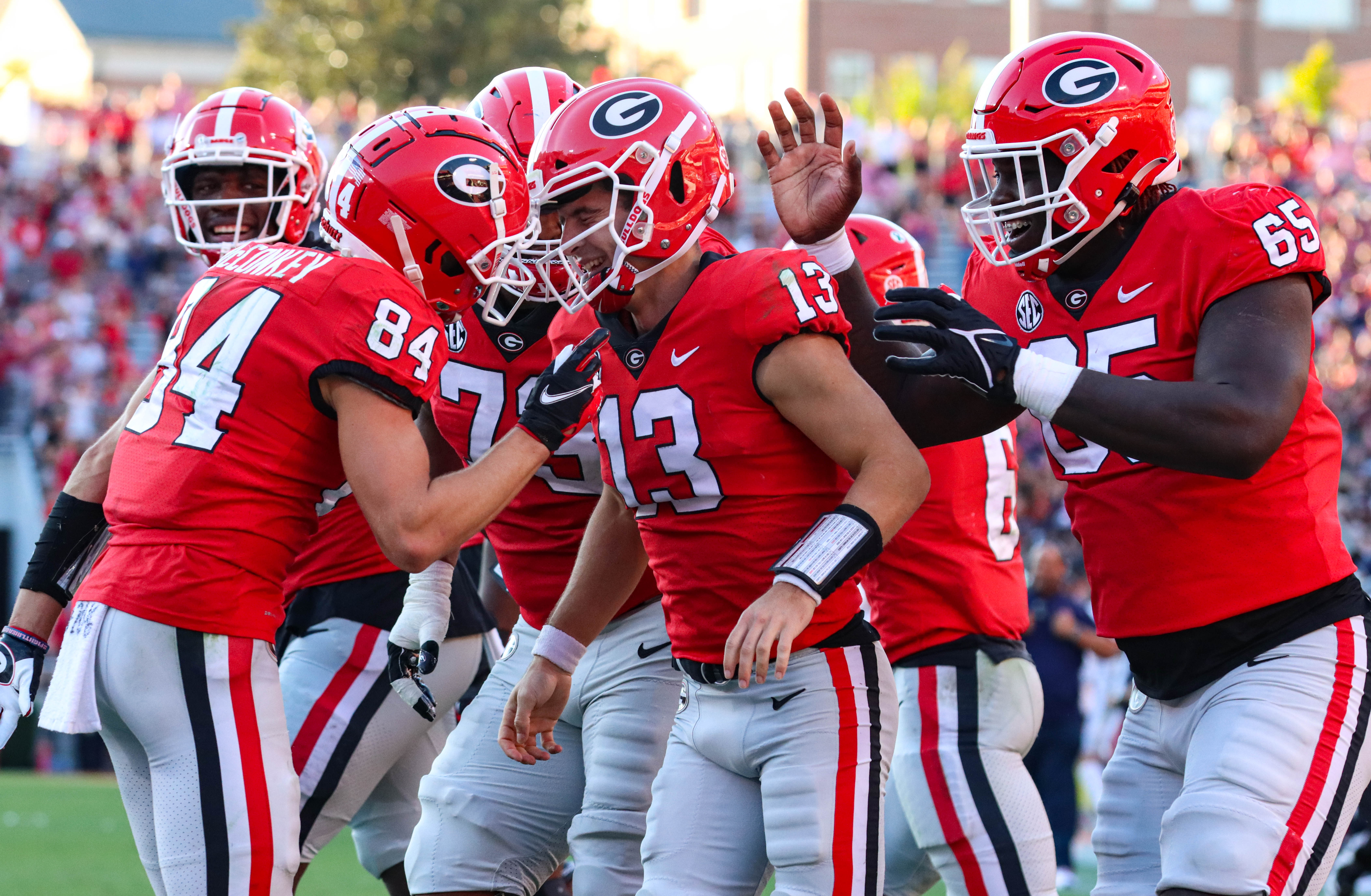 Georgia Football Grade Report: Offense Carried By Run Game vs Auburn ...