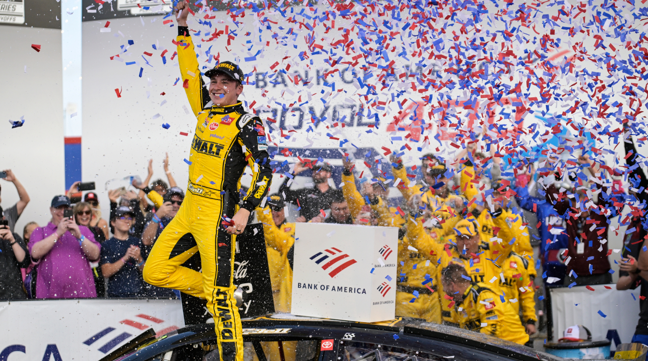 Larson Booted From NASCAR Playoffs As Bell Surges to Overtime Win ...