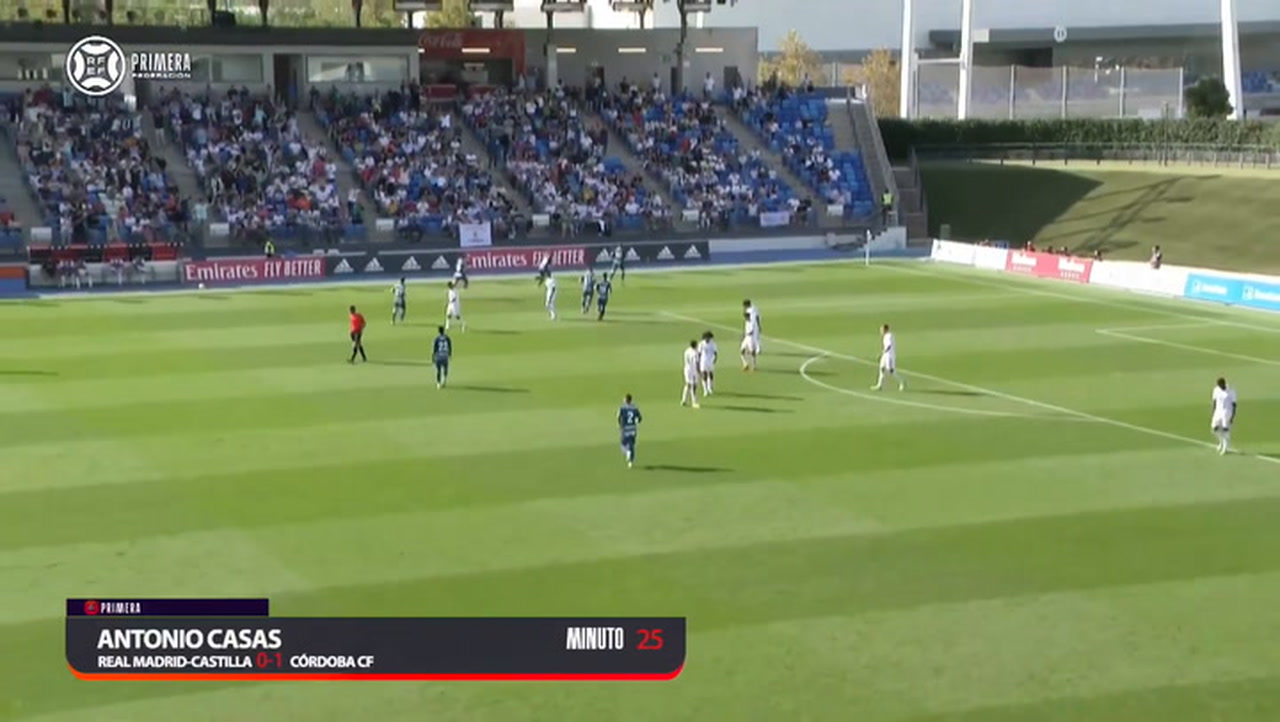 Antonio Casas’s incredible volley goal vs Real Madrid Castilla - Soccer ...