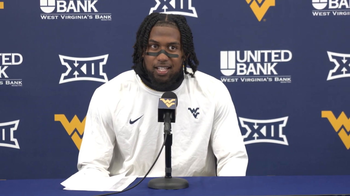 WATCH: Jasir Cox Baylor Postgame - Sports Illustrated West Virginia ...