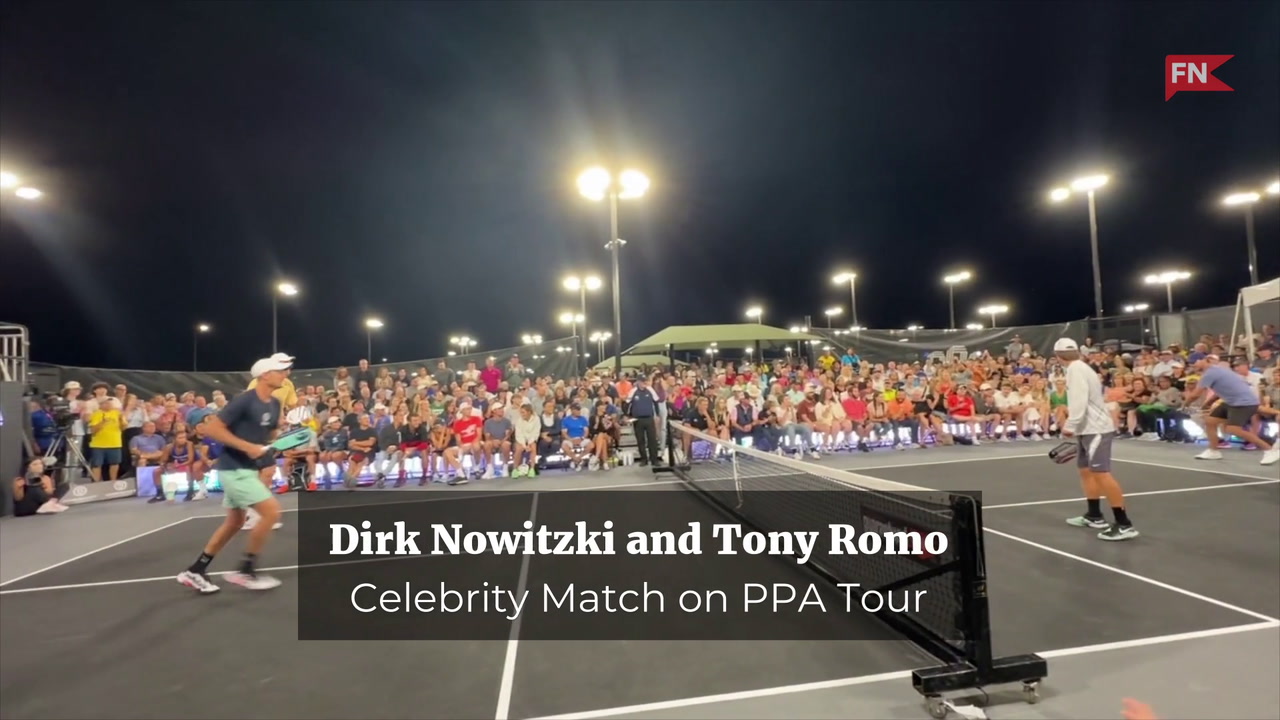 WATCH Dirk Nowitzki Tony Romo Play Pickleball - Sports Illustrated ...