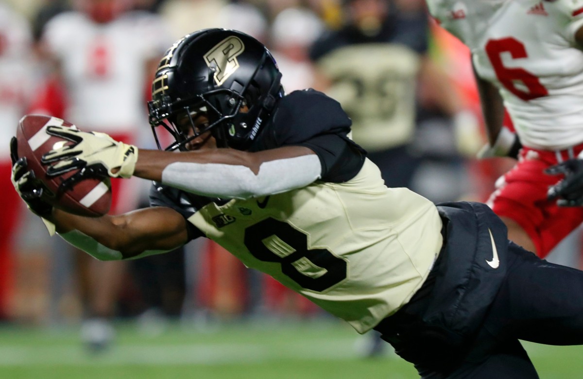 Expanded Role on Offense Becoming Easier for Purdue Wide Receiver TJ ...