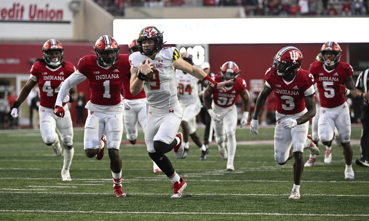Maryland Backup QB Billy Edwards Jr. Runs Through Indiana Defense in ...