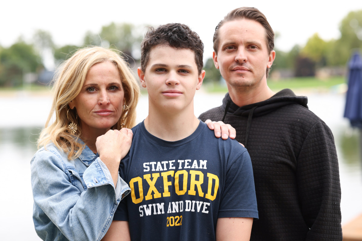 After a school shooting in Oxford, diving is helping Keegan Gregory ...