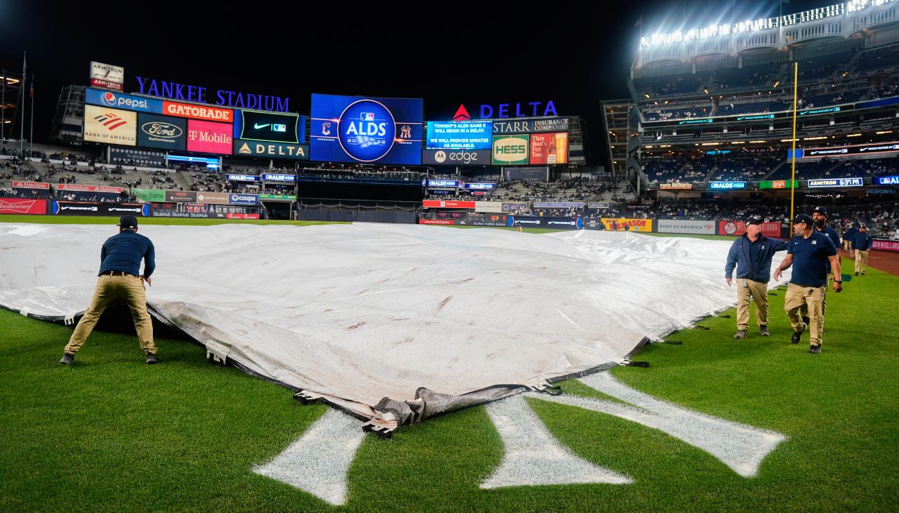 Yankees, Guardians ALDS Game 5 Postponed After Weather Delays - Sports ...