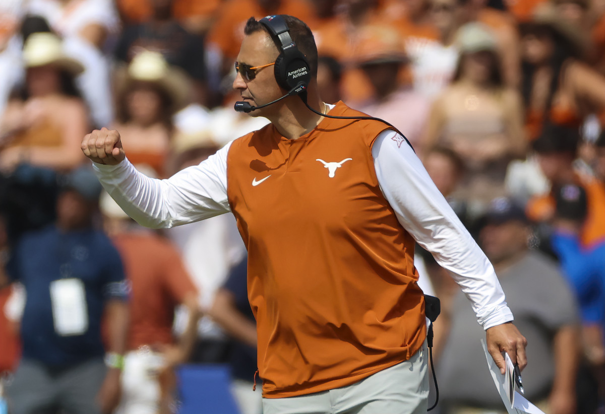 Texas Longhorns Coach Steve Sarkisian Confident in Big 12 Title Chances ...