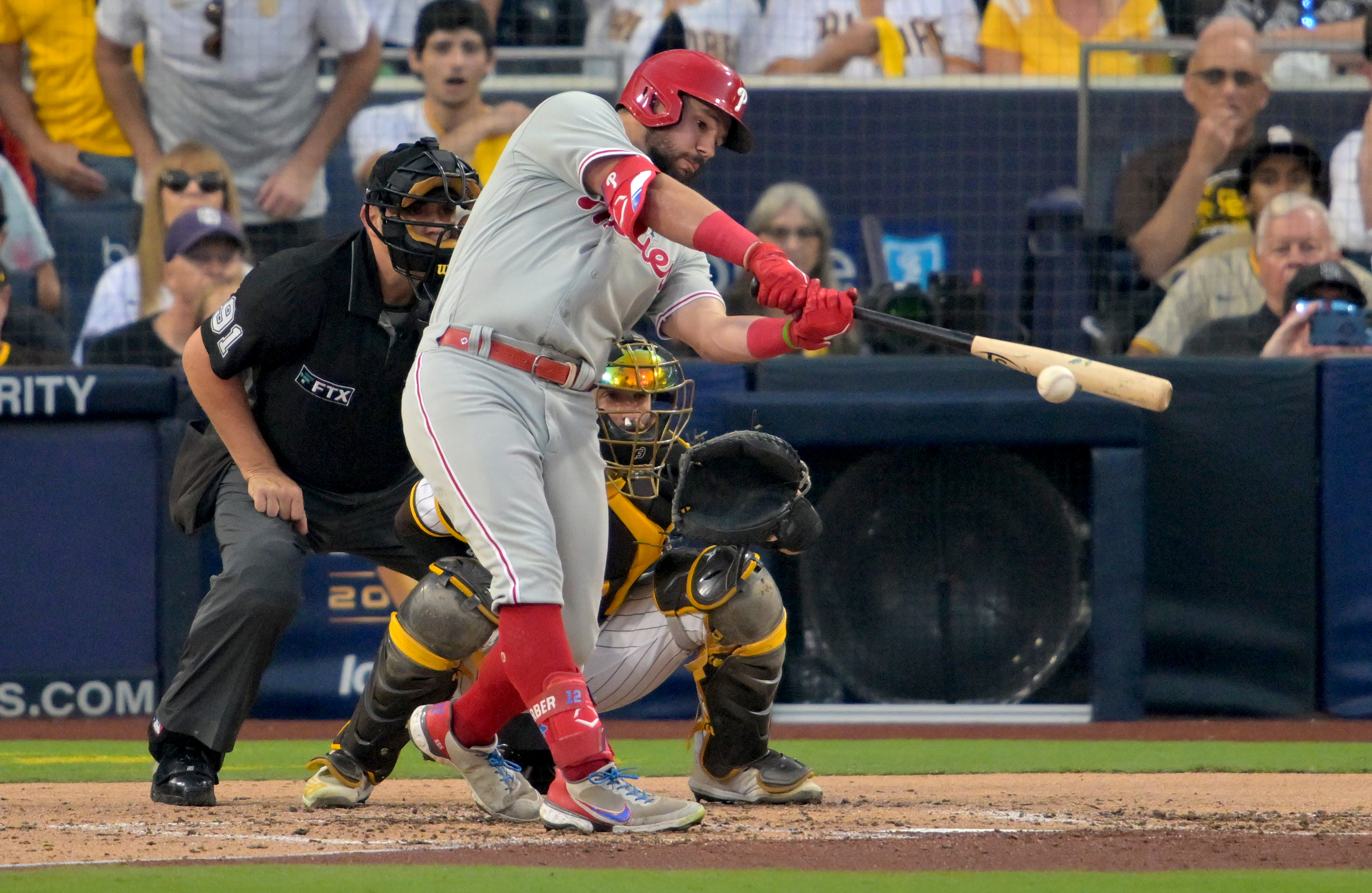 Watch: Kyle Schwarber Destroys a Baseball as He Adds to Philadelphia Phillies Lead in Game 1 of ...