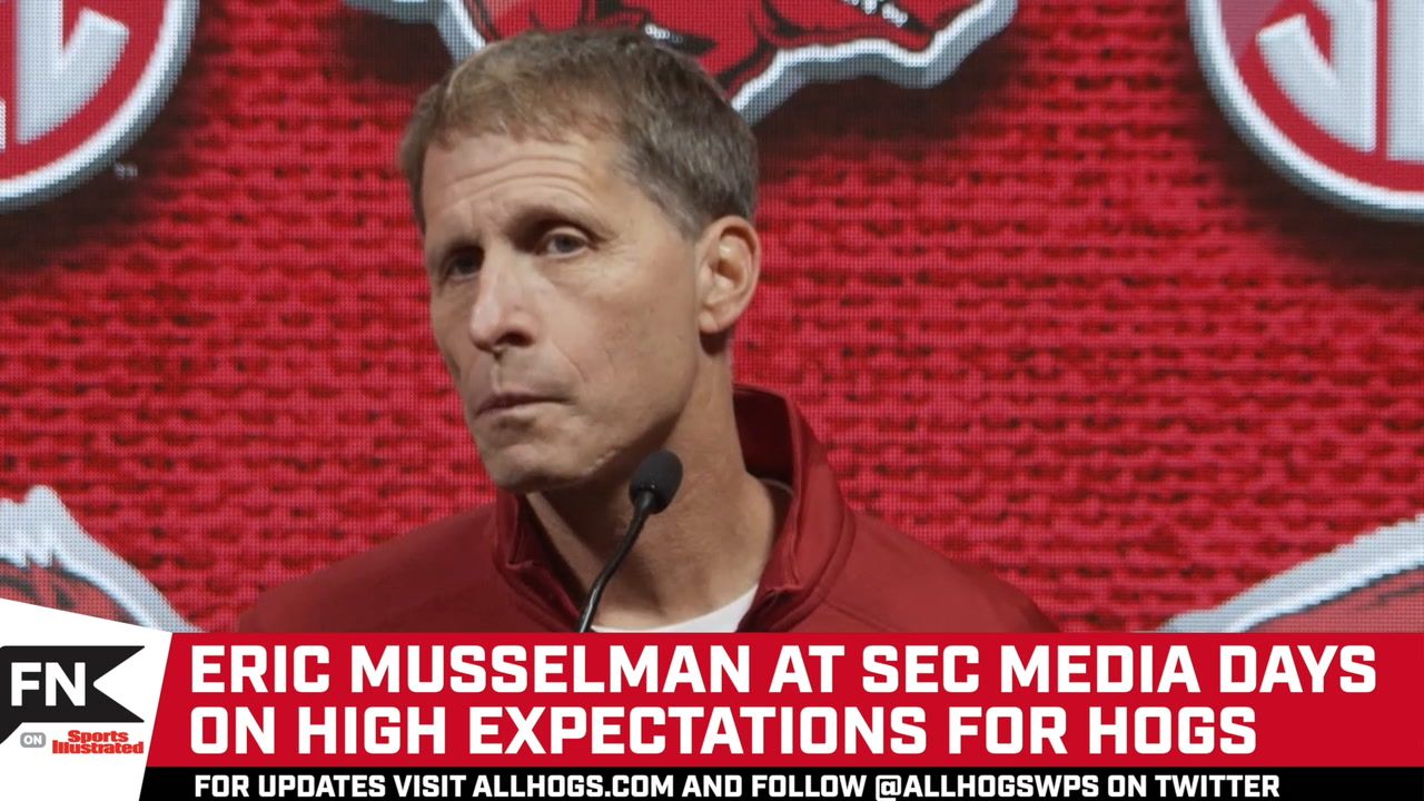 Hogs’ Eric Musselman at SEC Media Days - Sports Illustrated All Hogs ...