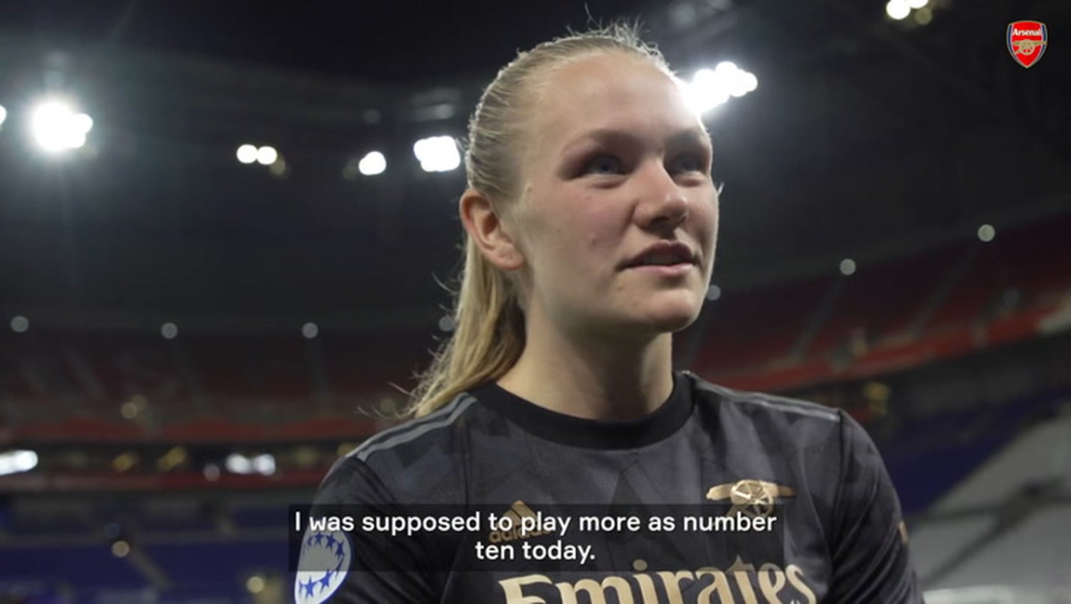 Frida Maanum satisfied after win against Lyon - Soccer - OneFootball on ...