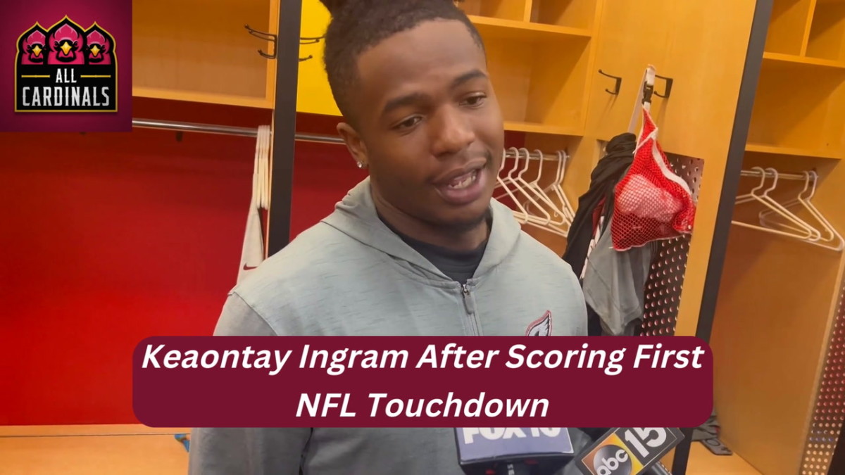Arizona Cardinals RB Keaontay Ingram Elated After Scoring First NFL TD ...