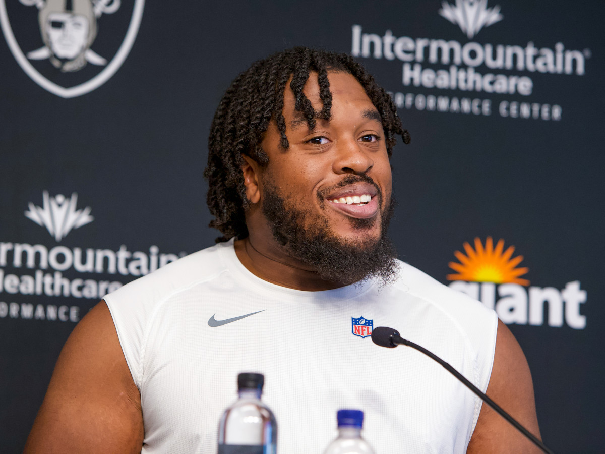 From the Raiders' locker room: OL Dylan Parham - Sports Illustrated Las Vegas Raiders News ...