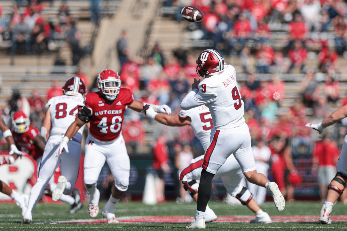 What Indiana Quarterback Connor Bazelak Said Following Loss to Rutgers ...