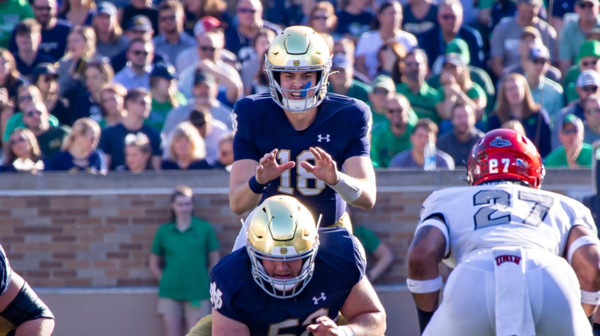 Notre Dame Notebook: Marcus Freeman Talks Steve Angeli, Running Backs ...