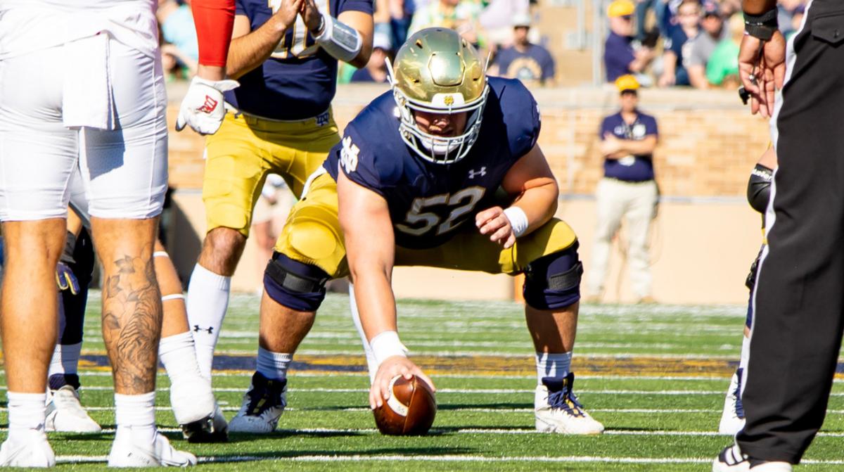 Zeke Correll Back To Anchor Irish Offensive Line - Sports Illustrated ...