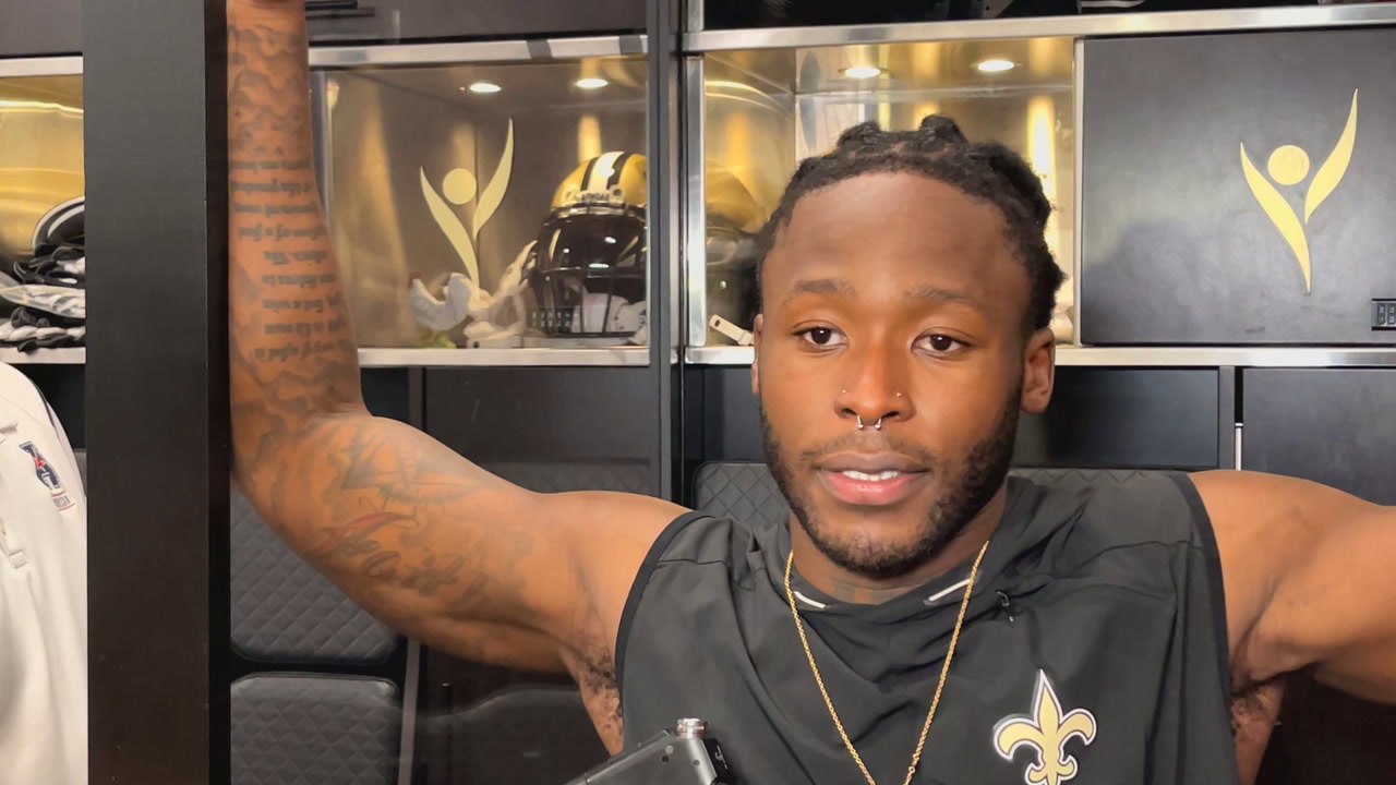 Alvin Kamara Locker Room Interview - Week 8 - Sports Illustrated New ...