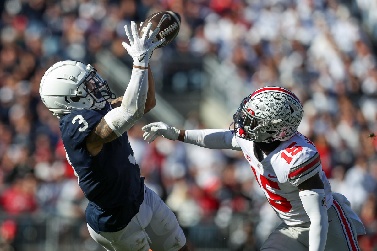 Penn State Receiver Parker Washington Declaress for NFL Draft - Sports ...