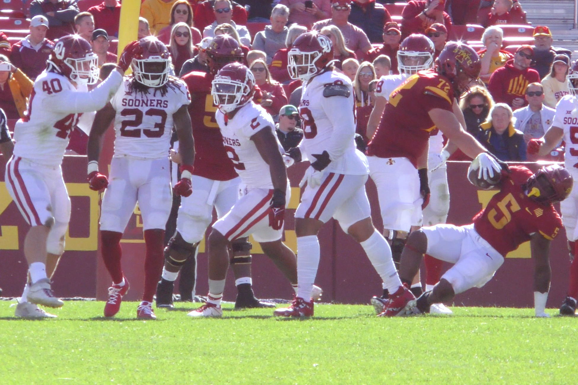 Confidence Growing on the Oklahoma Defense After Three Interception ...