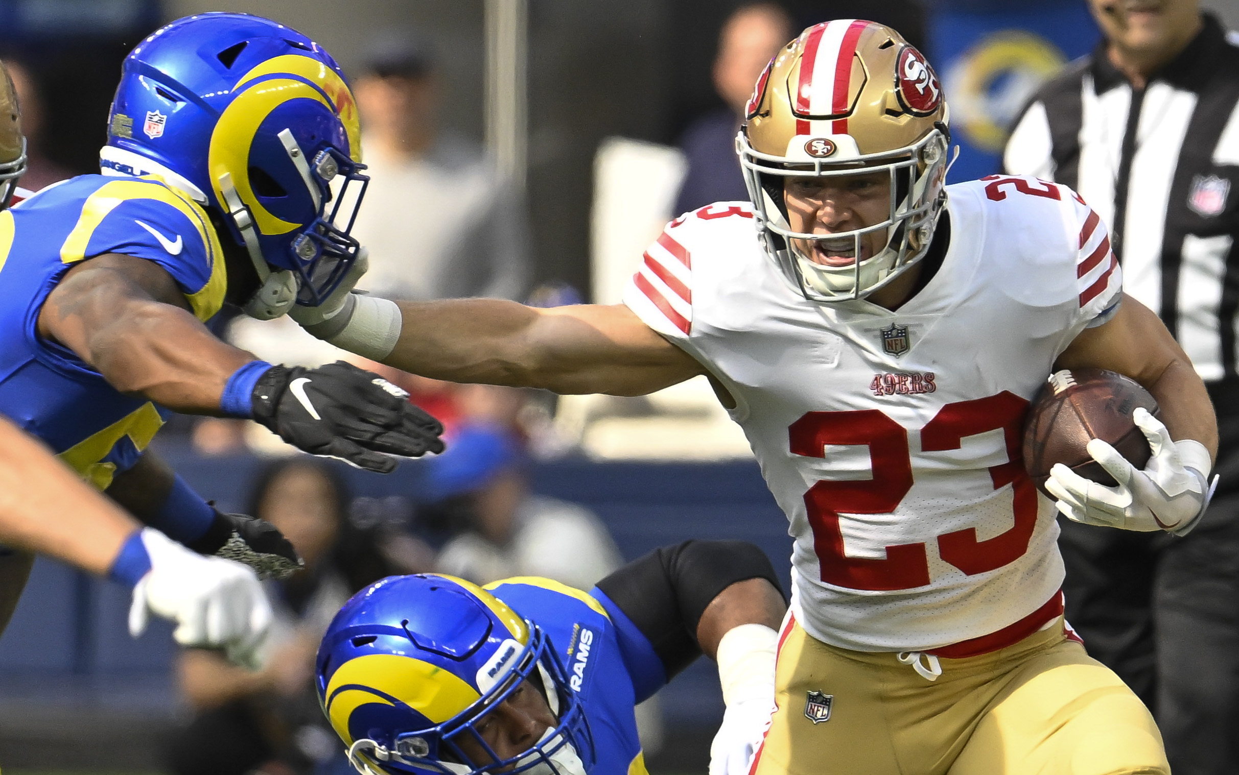 Los Angeles Rams vs. San Francisco 49ers Notebook: Christian McCaffrey ...