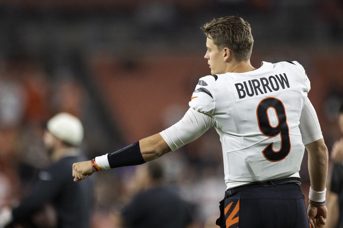 Cincinnati Bengals Quarterback Joe Burrow Tied At The Top Of 2023 NFL ...