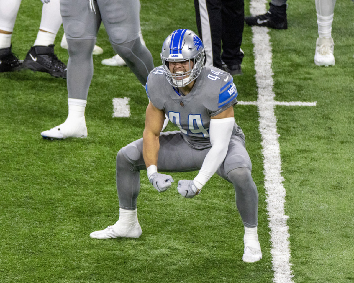 Detroit Lions Malcolm Rodriguez earns first NFL sack. - Sports ...