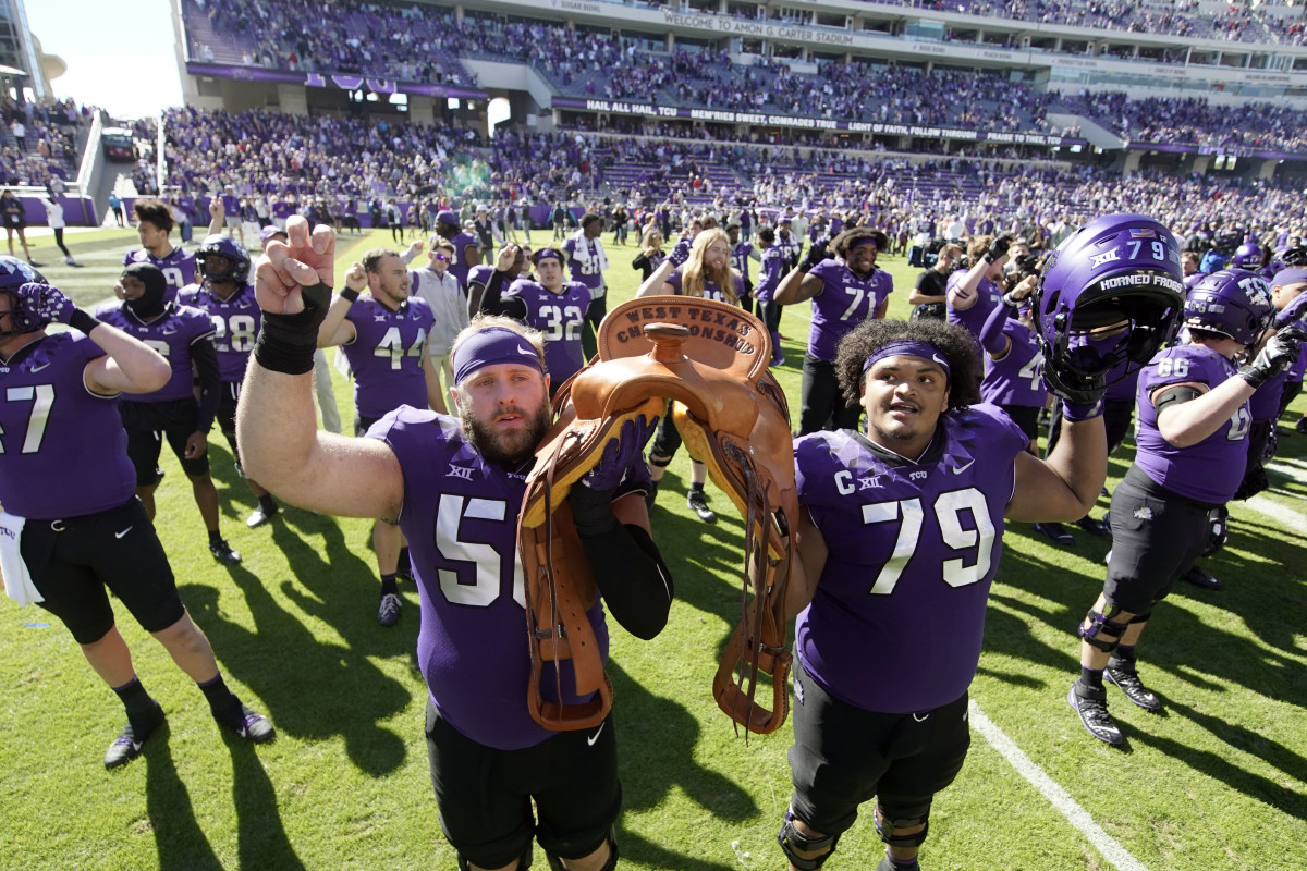TCU Football: Horned Frogs Take The Saddle Trophy in 34-24 Win Over ...