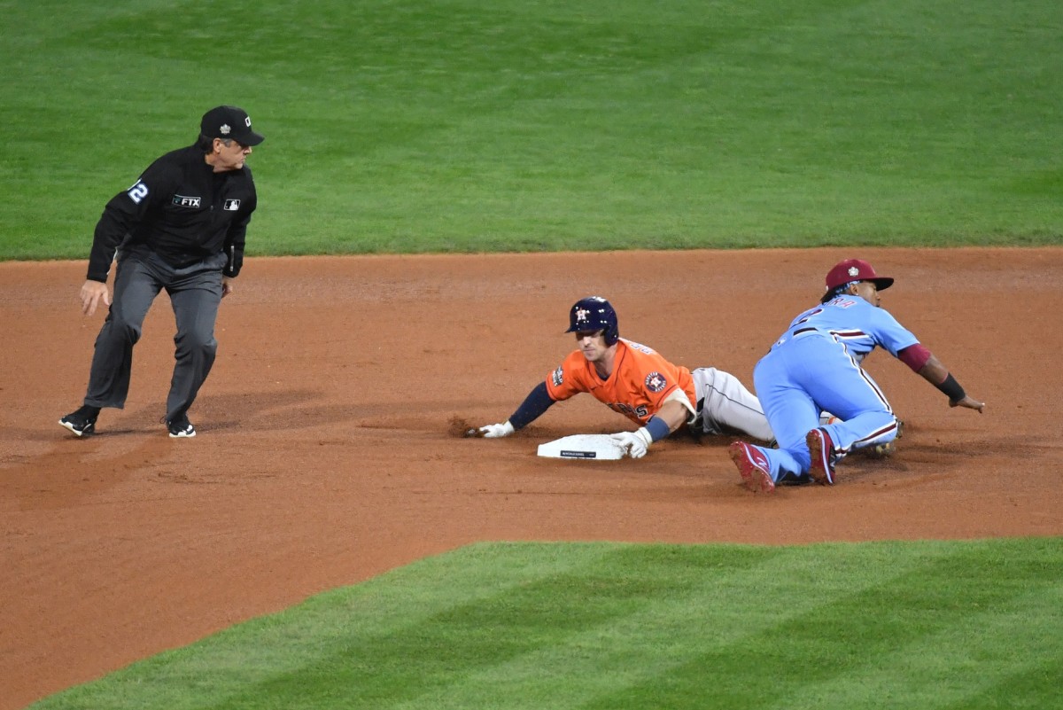 Alex Bregman Thinks He Broke His Finger Sliding Into Second in World Series Win - Fastball