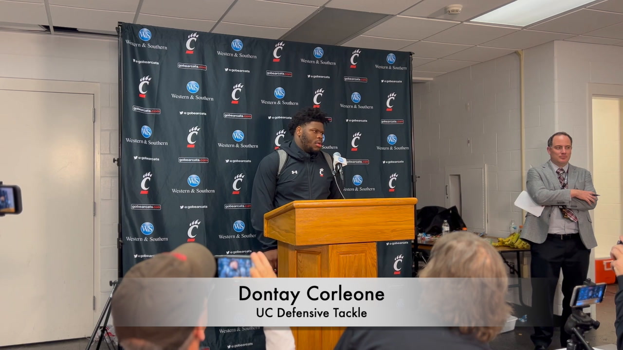 Dontay Corleone Navy Postgame - All Bearcats