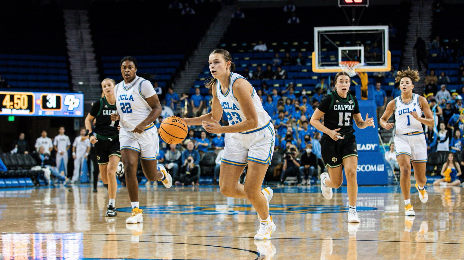 UCLA Women's Basketball Beats Cal Poly to Open Season, Doubleheader ...