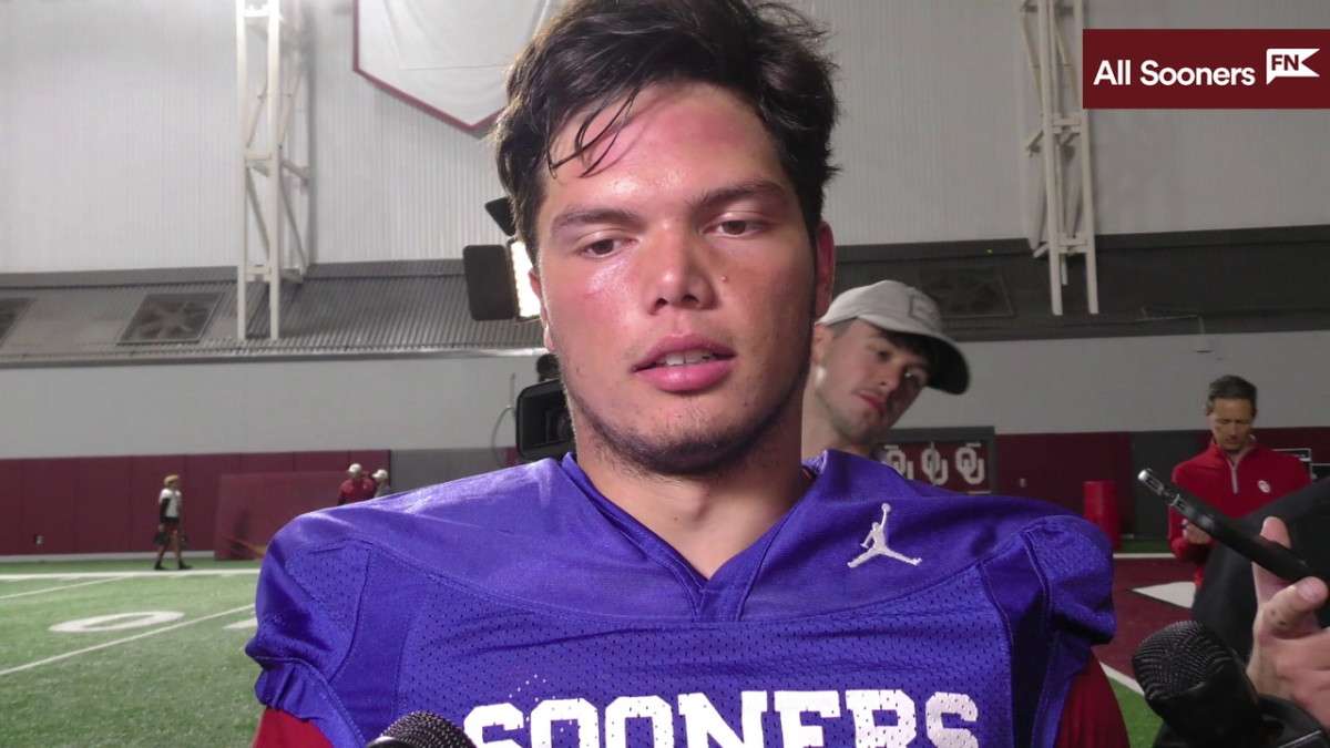 WATCH: Oklahoma QB Dillon Gabriel Interview - Sports Illustrated ...
