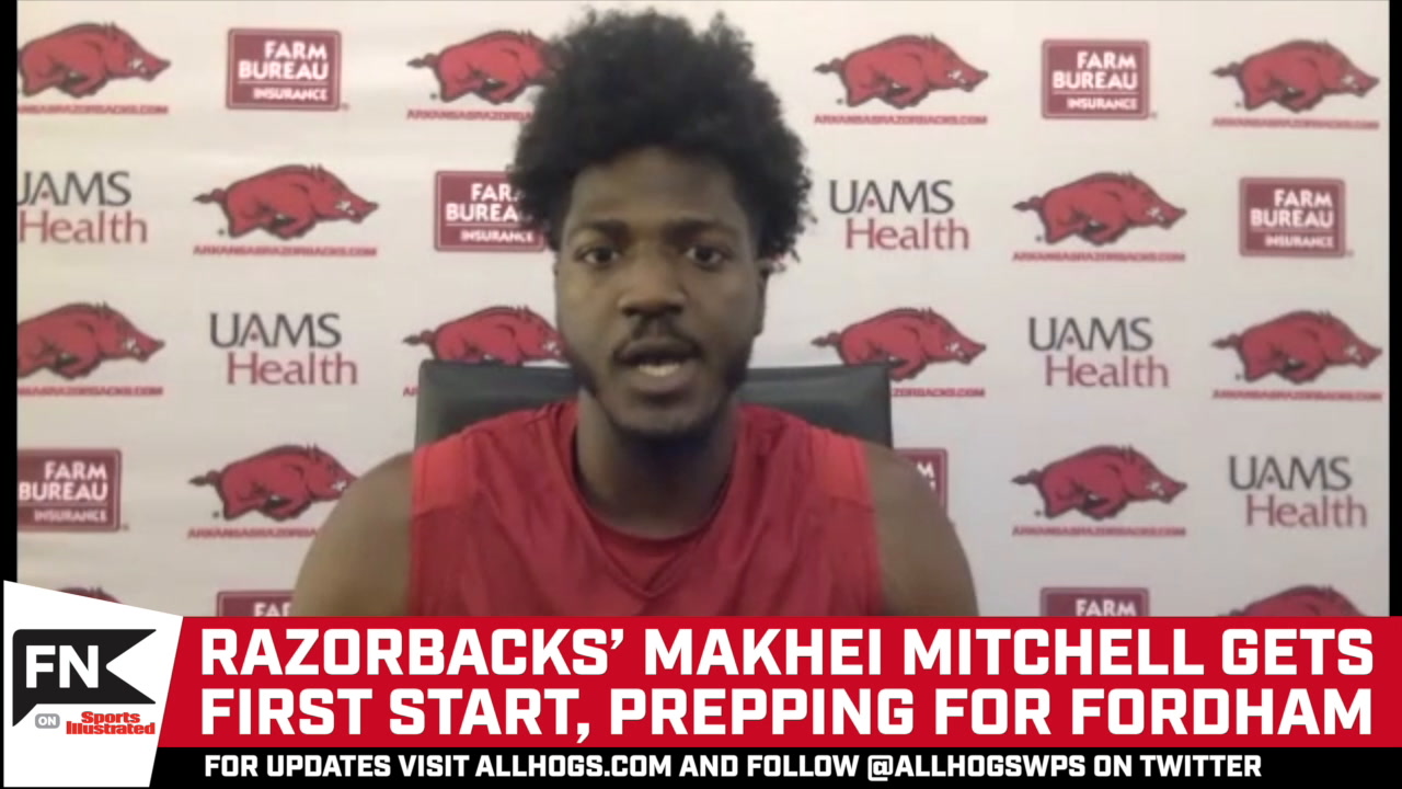 Makhei Mitchell Previews Fordham Matchup - Sports Illustrated All Hogs ...