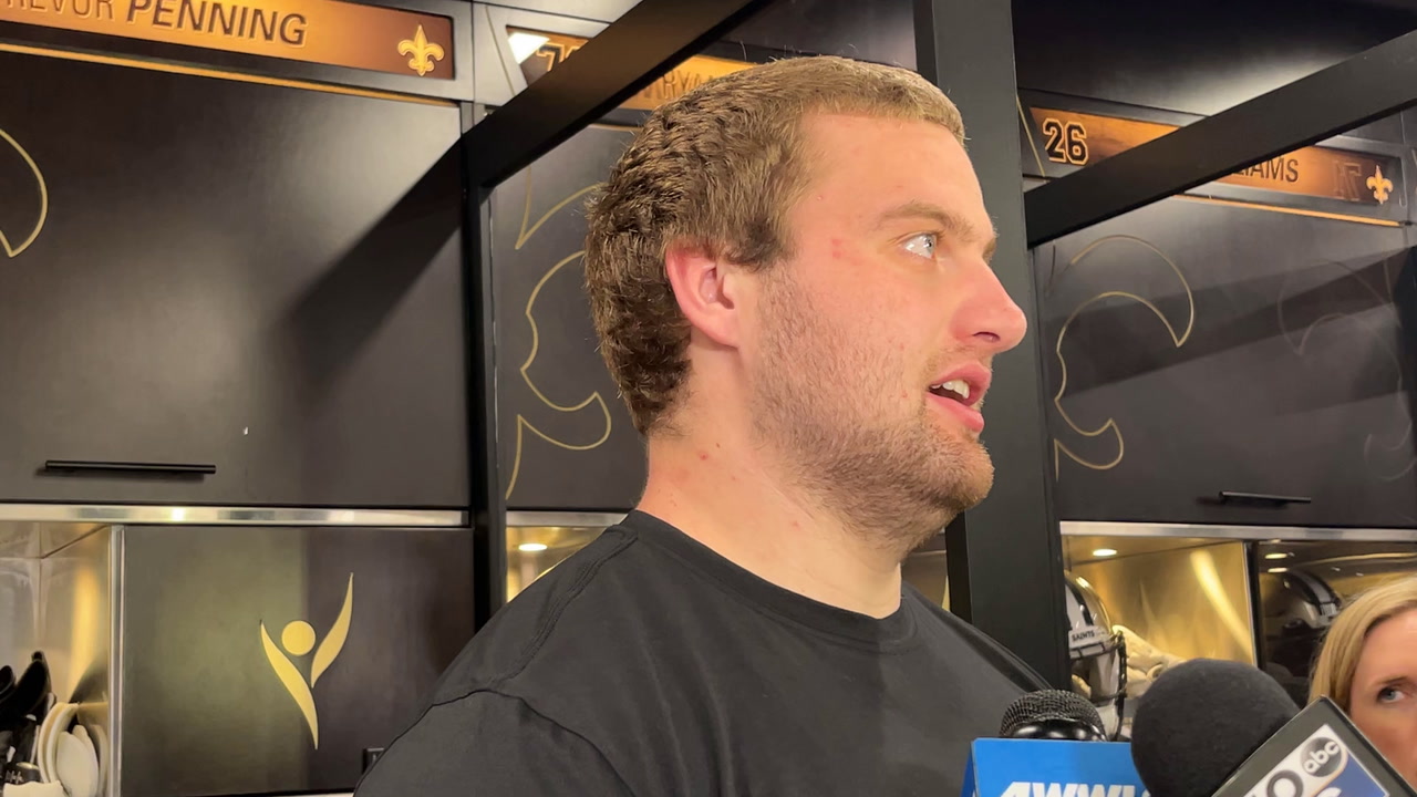 Trevor Penning Locker Room Interview - Week 10 - Sports Illustrated New ...