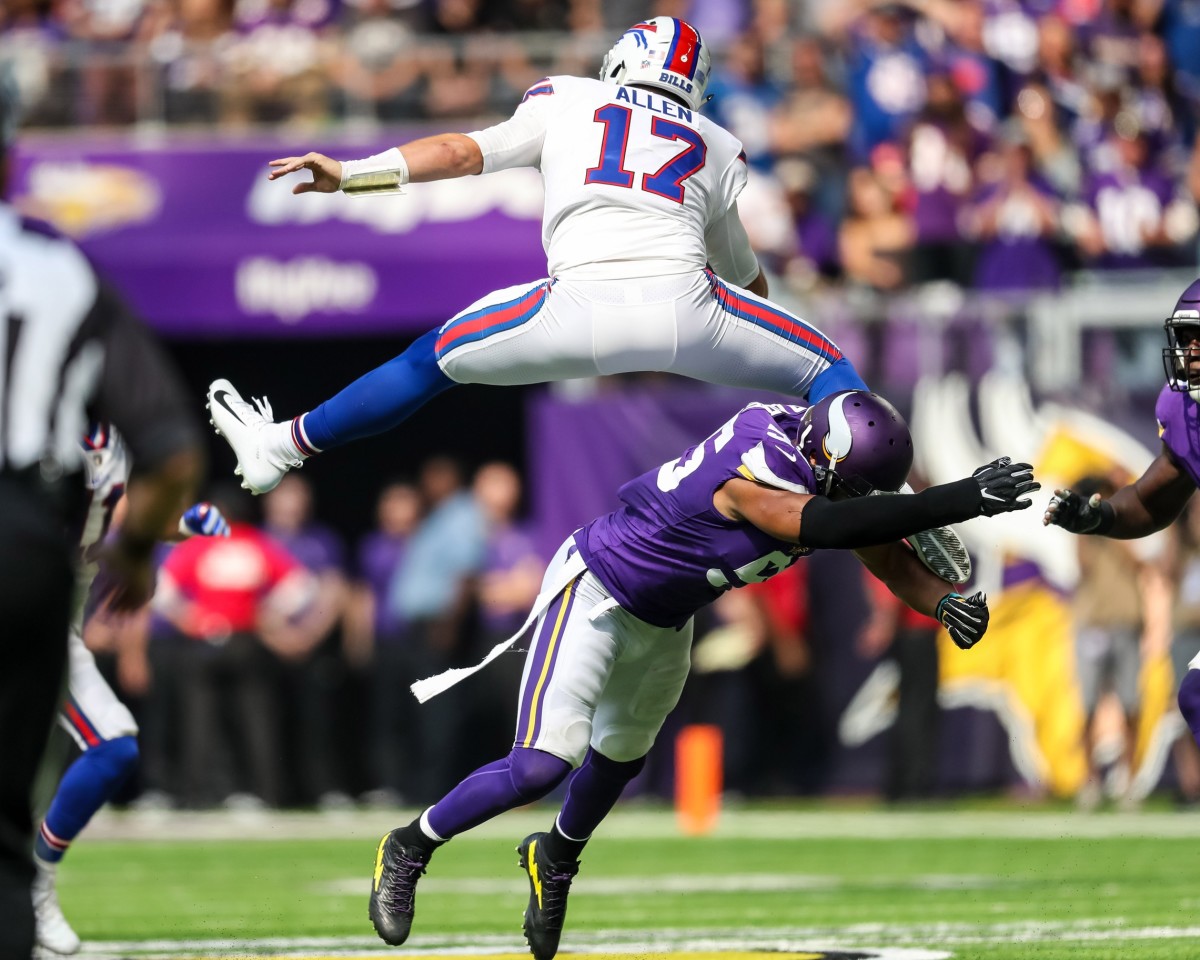 Bills say Josh Allen is 'hour-to-hour' ahead of Vikings game - Sports ...