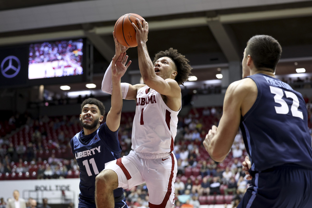Alabama Basketball Shows True Potential in 95-59 Win over Liberty ...